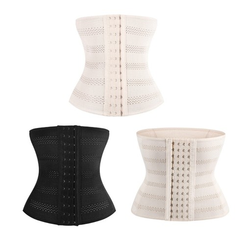 Women Mesh Waist Trainer Corsets Hourglass Body Shaper Tummy-Control ...