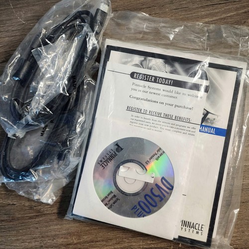 Pinnacle Systems DV500 Plus MANUAL, SOFTWARE DISC AND CABLES ONLY | eBay