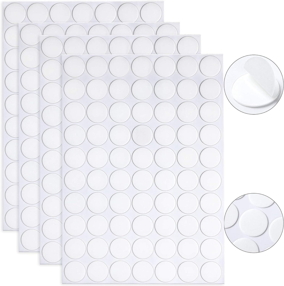 280 Pcs Double Sided Sticky Dot Stickers Removable Round Putty Clear | eBay