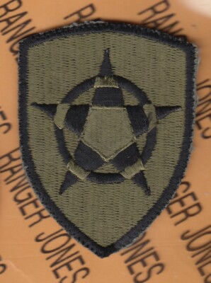 Operational Support Airlift OSA Aviation 3" OD Green Black BDU patch c ...