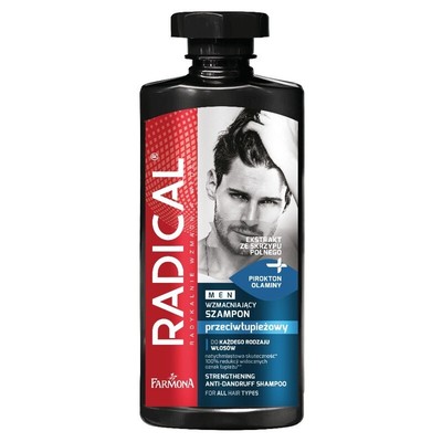Radical Men Strengthening Anti-Dandruff Shampoo 400ml | eBay