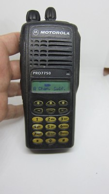 MOTOROLA PRO7750 UHF LAH25UCH6FC6AN Two Way RADIO 16 channel | eBay