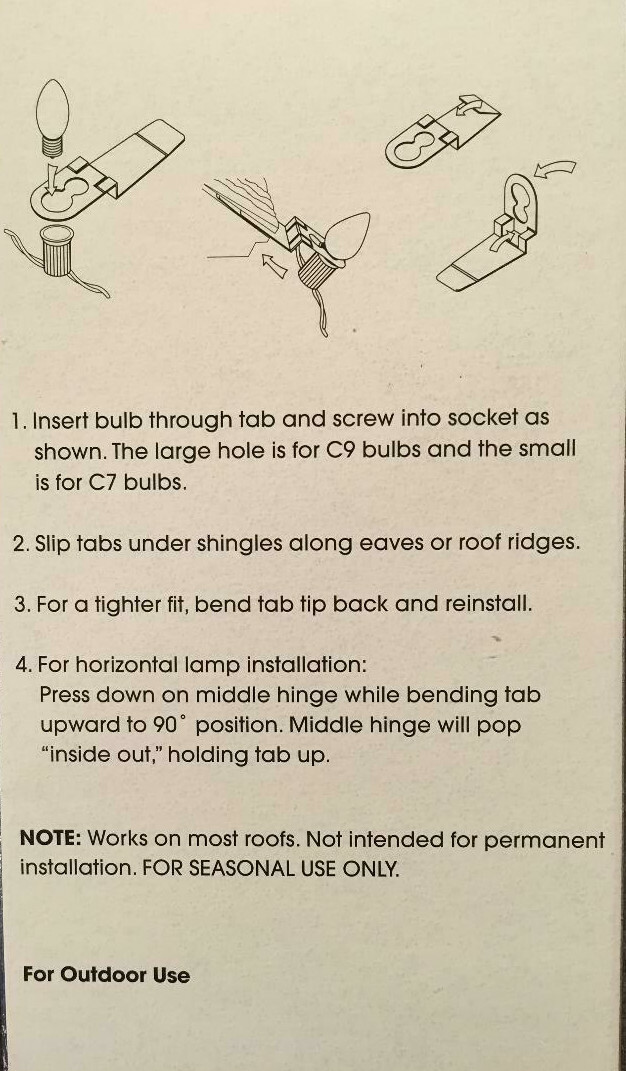 TITAN PRO 50 COUNT SHINGLE TAB LIGHT CLIPS | eBay