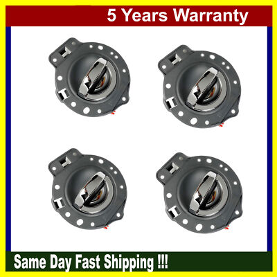 For 2006-2010 Jeep Commander Inside Door Handle Set 4PCS Gray &CHROME ...
