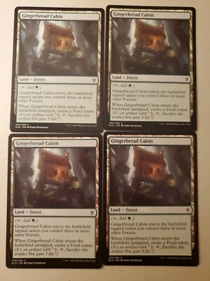 Mtg 4x Gingerbread Cabin Moderate Play | eBay