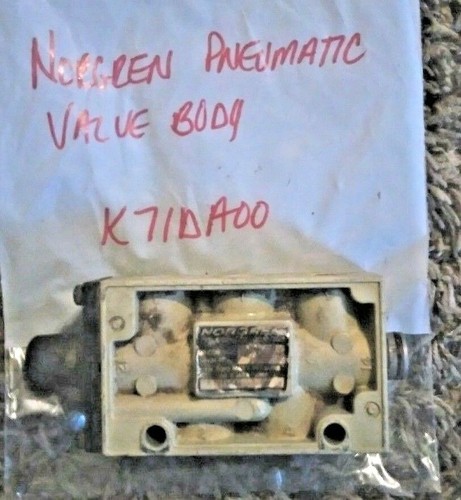 NORGREN K71DA00 PNEUMATIC VALVE BODY K71DA00 | eBay