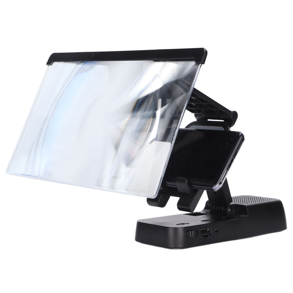 Mobile Phone Screen Magnifier Cell Phone Foldable Stand Magnifier With ...