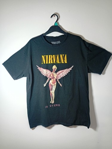 Nirvana "In Utero" Album Angel Oversized Print T-Shirt- M | eBay