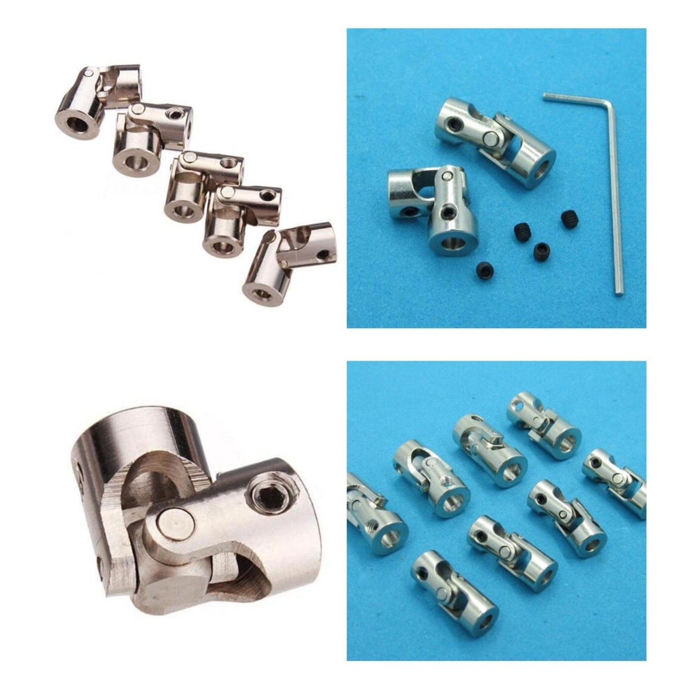 Universal joint coupling RC Boat Toys Motor Shaft For RC Car 6 Sizes ...