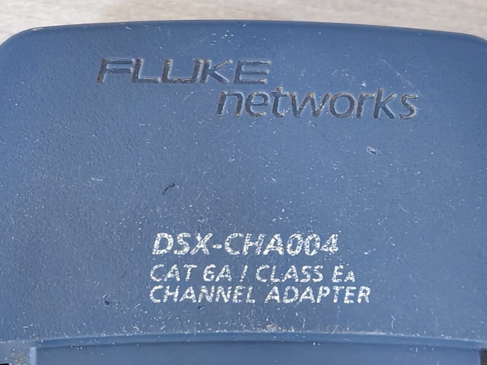 Fluke Networks DSX-CHA004 CAT 6A / Class Ea Channel Adapter | eBay
