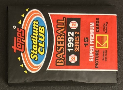 1992 Topps Stadium Club Pack Bruce Walton Athletics Pitcher Showing On ...