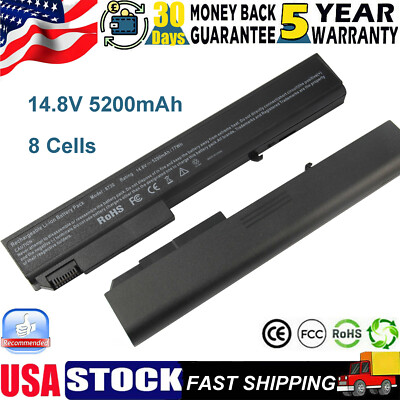 8530p Battery for HP EliteBook 8540p 8730p 8740w HSTNN-LB60 493976-001 ...