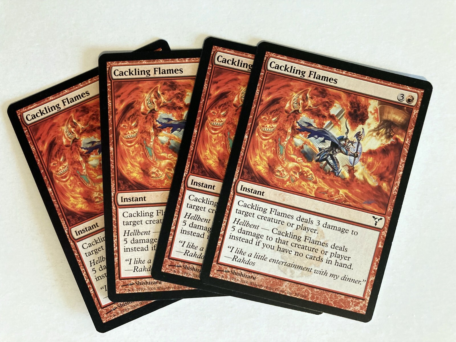 Cackling Flames (4) Dissension NM MTG Magic the Gathering | eBay