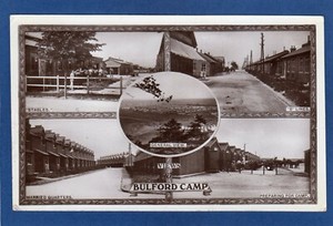 Multi View Bulford Camp Nr Amesbury RP pc 1914 Camp Postmark Kingsway ...