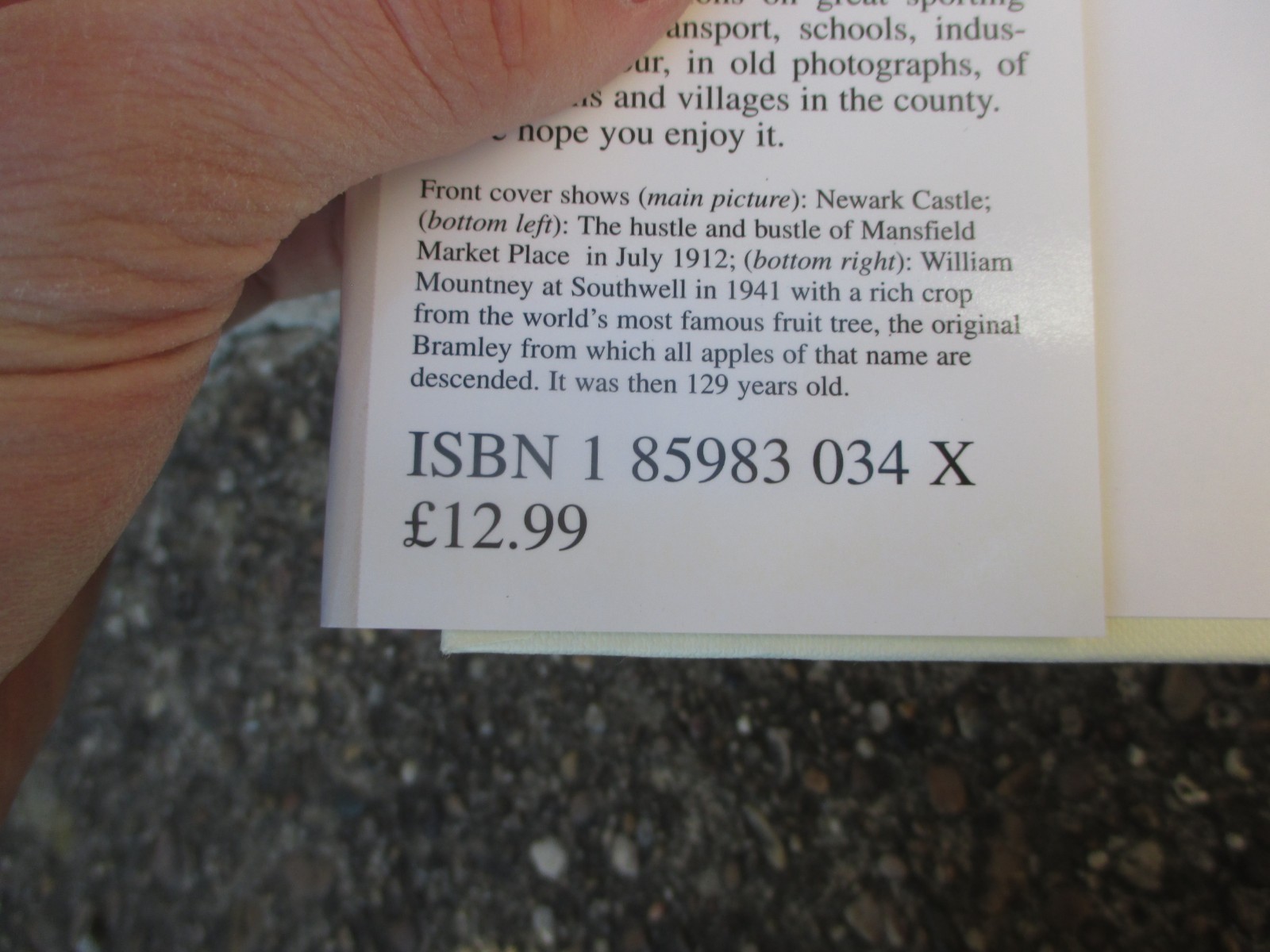 IMAGES OF NOTTINGHAMSHIRE - NOTTINGHAM EVENING POST BREEDON BOOKS | eBay UK
