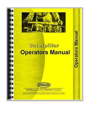 Operators Manual Caterpillar Best 60 Tracklayer SN# 101 278 279 | eBay