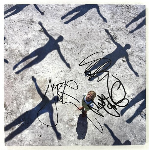 Muse Full Band x3 Signed Autograph Album Vinyl Record LP - Absolution w ...