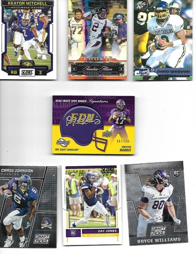 EAST CAROLINA 20 CARD LOT - MITCHELL, JONES, JOHNSON, ALLISON W/ GREAT ...