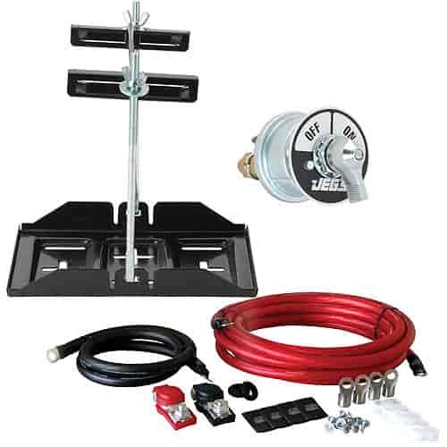 XS Power RK2GA-1K2 Lightweight Battery Cable & Battery Mount Kit Single ...