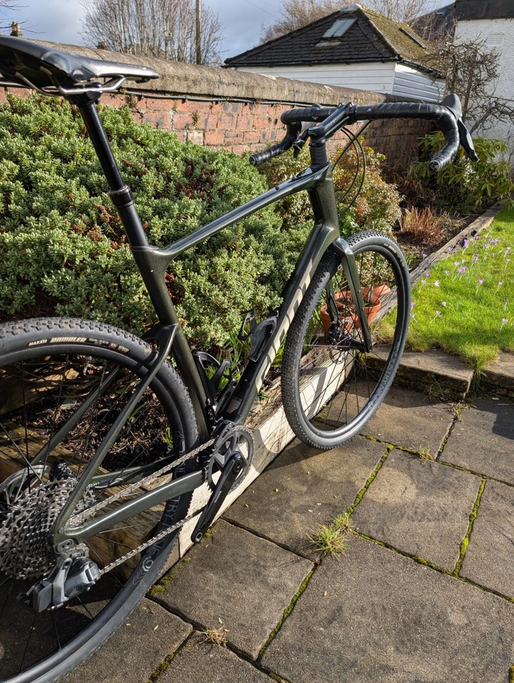 Giant Revolt Advanced 1 Carbon Gravel Bike XL Phantom Green | eBay UK