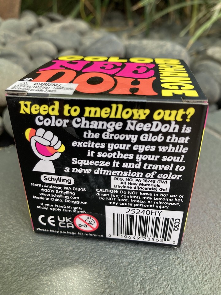 Needoh Née Doh new squishy Color Changing Stress Ball yellow | eBay