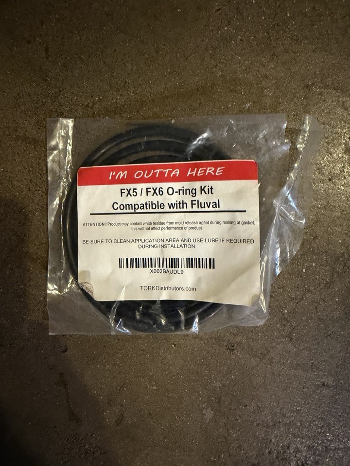 Fluval FX5/FX6 Canister Filter with Hoses, Media, Parts & O-Ring Kit | eBay