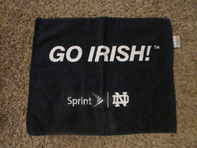 Notre Dame Fighting Irish Navy Rally Towel Blue Logo Sprint SGA GO ...