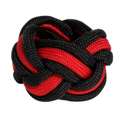 Handmade Scout Neckerchief Slide Woggle Paracord Turks Head Knot Black ...
