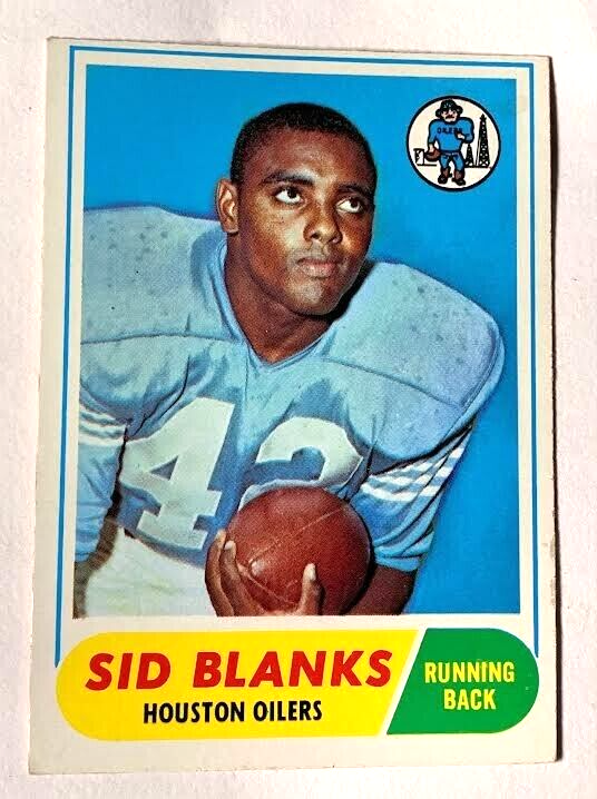 1968 TOPPS SID BLANKS # 120 HOUSTON OILERS NM | eBay