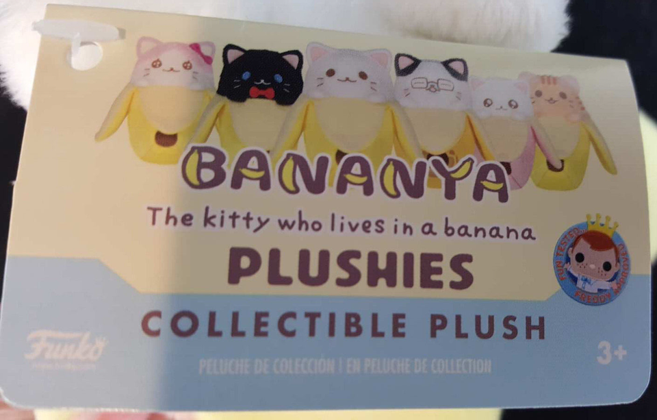 Funko Bananya 7" Plush Banana Cat Baby Bananya Japan Anime Character ...
