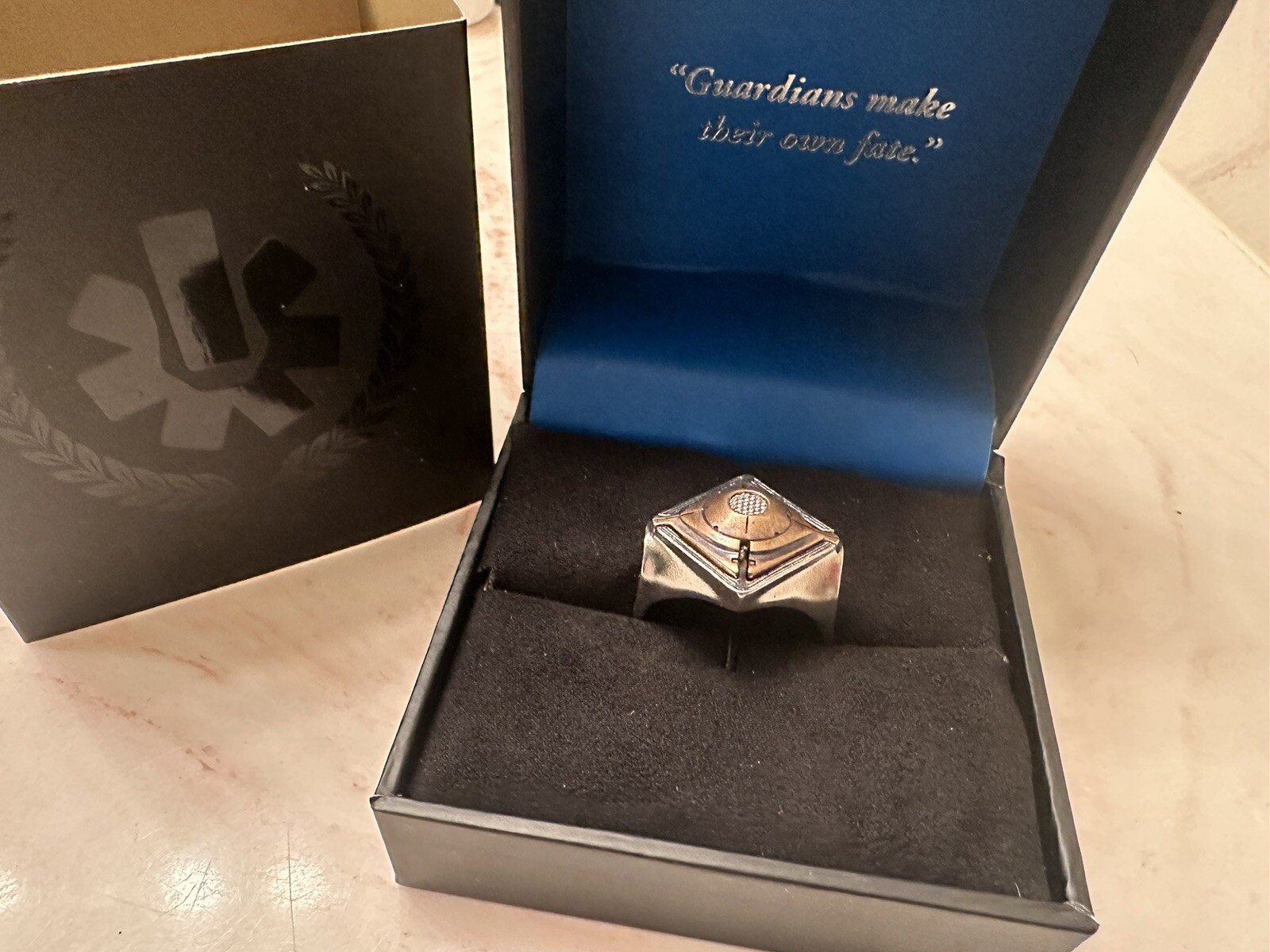 Destiny 2 Bungie Rewards Vault Of Glass Raid Ring Size 13 silver NEVER ...