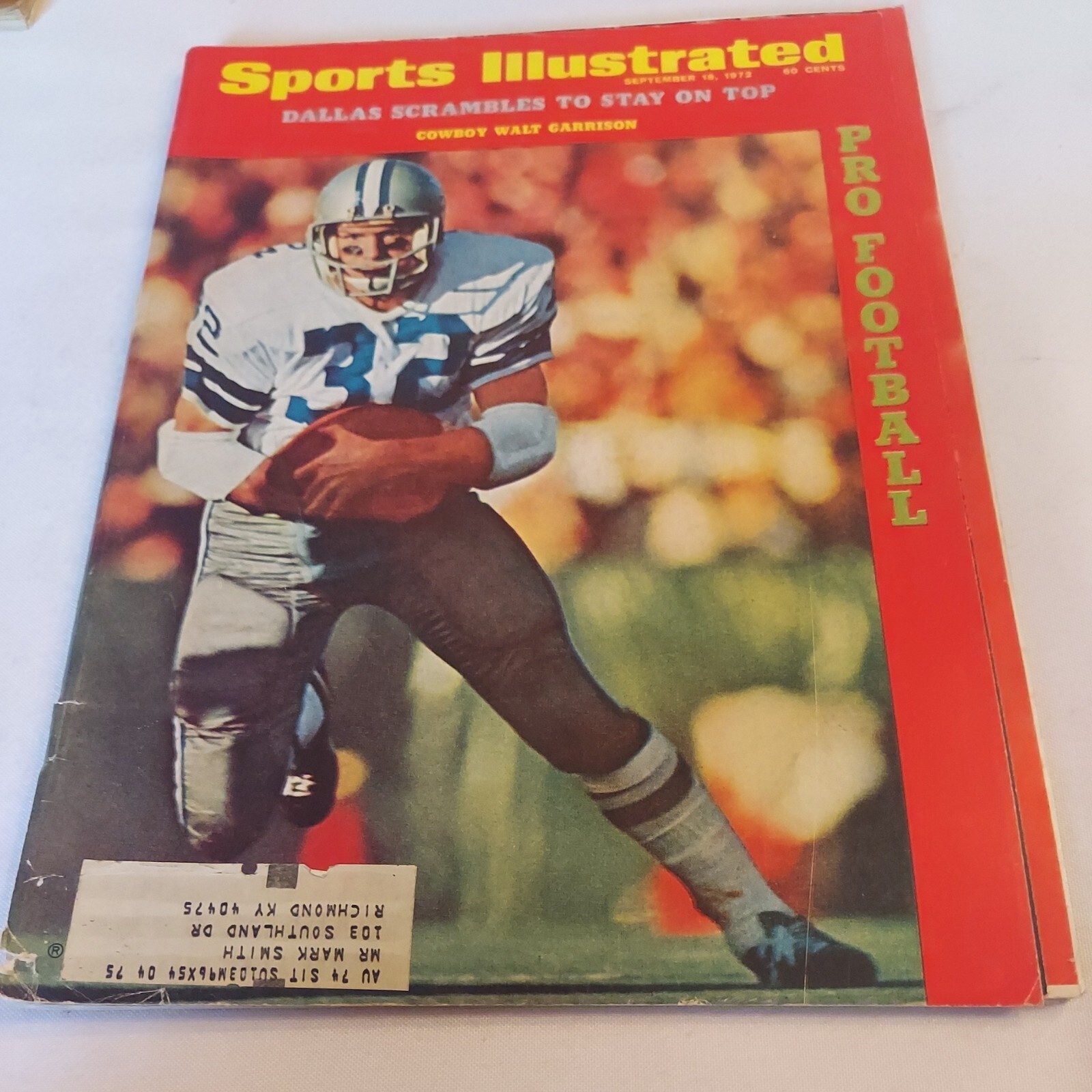 1972 September 18, Sports Illustrated Magazine, Harmon Makes His Mark ...