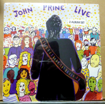 JOHN PRINE John Prine Live - OG 1988 2-LP - OH BOY - RARE COUNTRY STILL ...