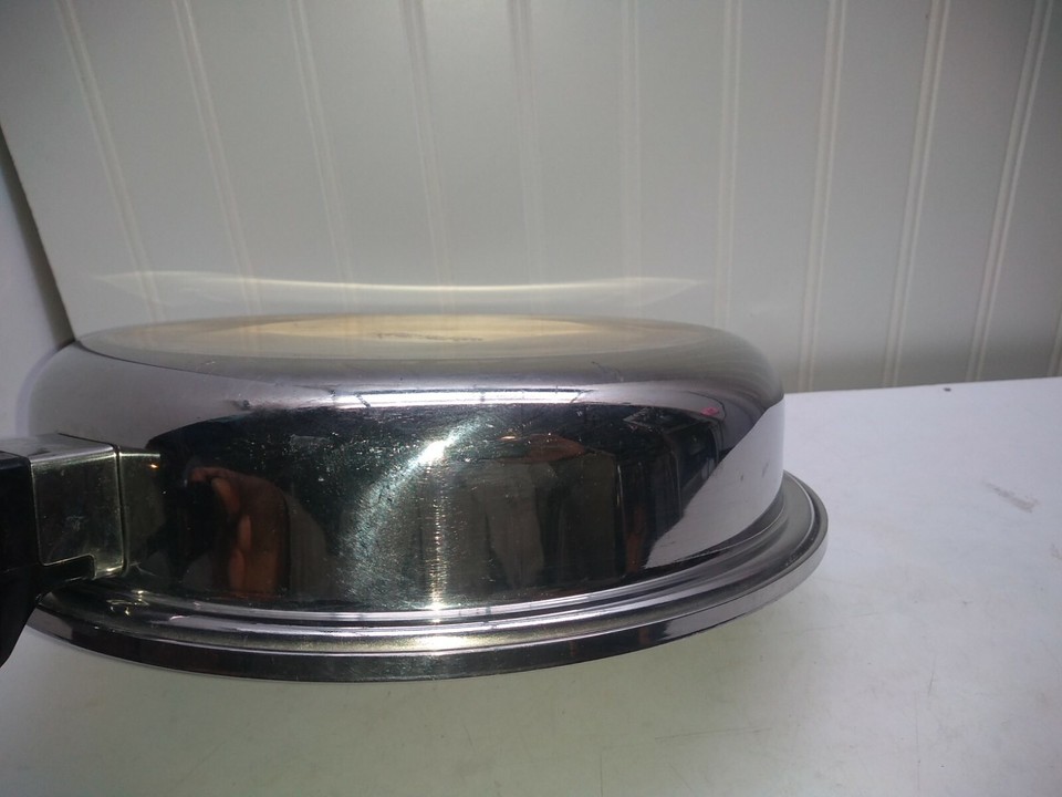 Townecraft Chef's Ware Skillet 11" Multi-Ply Stainless Saute Pot Frying ...