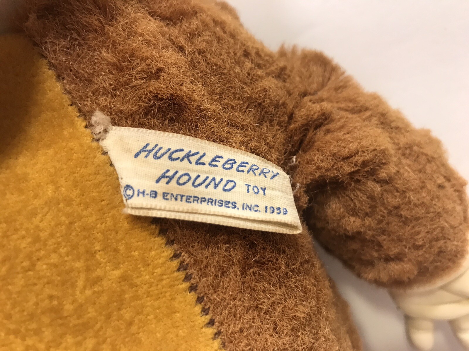 Vintage 1959 Knickerbocker YOGI BEAR Huckleberry Hound Toy Stuffed ...