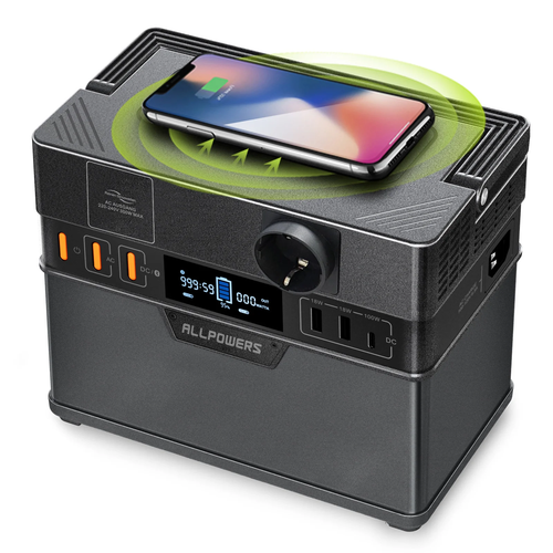 Portable Power Station 300W (Peak 500W), 288Wh Backup Battery Power ...