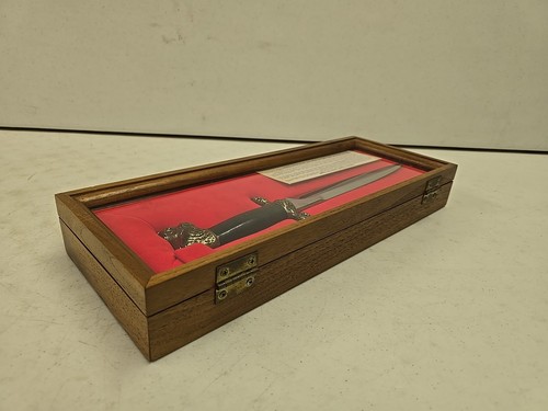 Vintage 1990 Kershaw Golden Boar Dagger In Case German WW1 Reissue 448/ ...