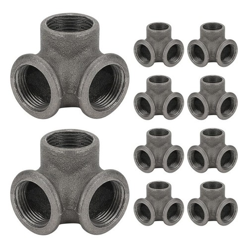 3/4" Pipe Fittings 3-Way Side Outlet Elbow - Home Expert 4 Pack ...