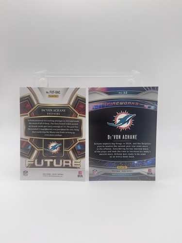 2023 Select Future Insert Devon Achane #FUT-DAC Rookie & Firework card ...