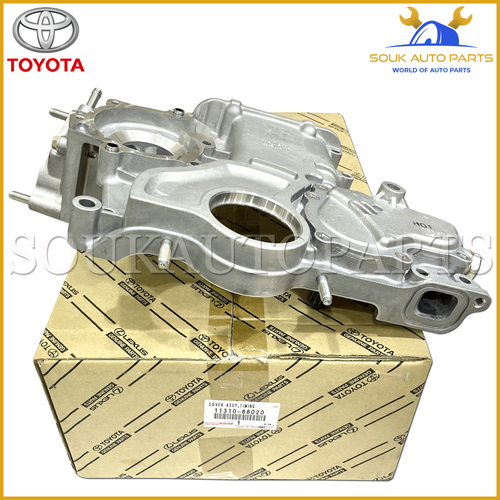11310-66020 Genuine Toyota TIMING CHAIN COVER/OIL PUMP 1FZ-FE LAND ...