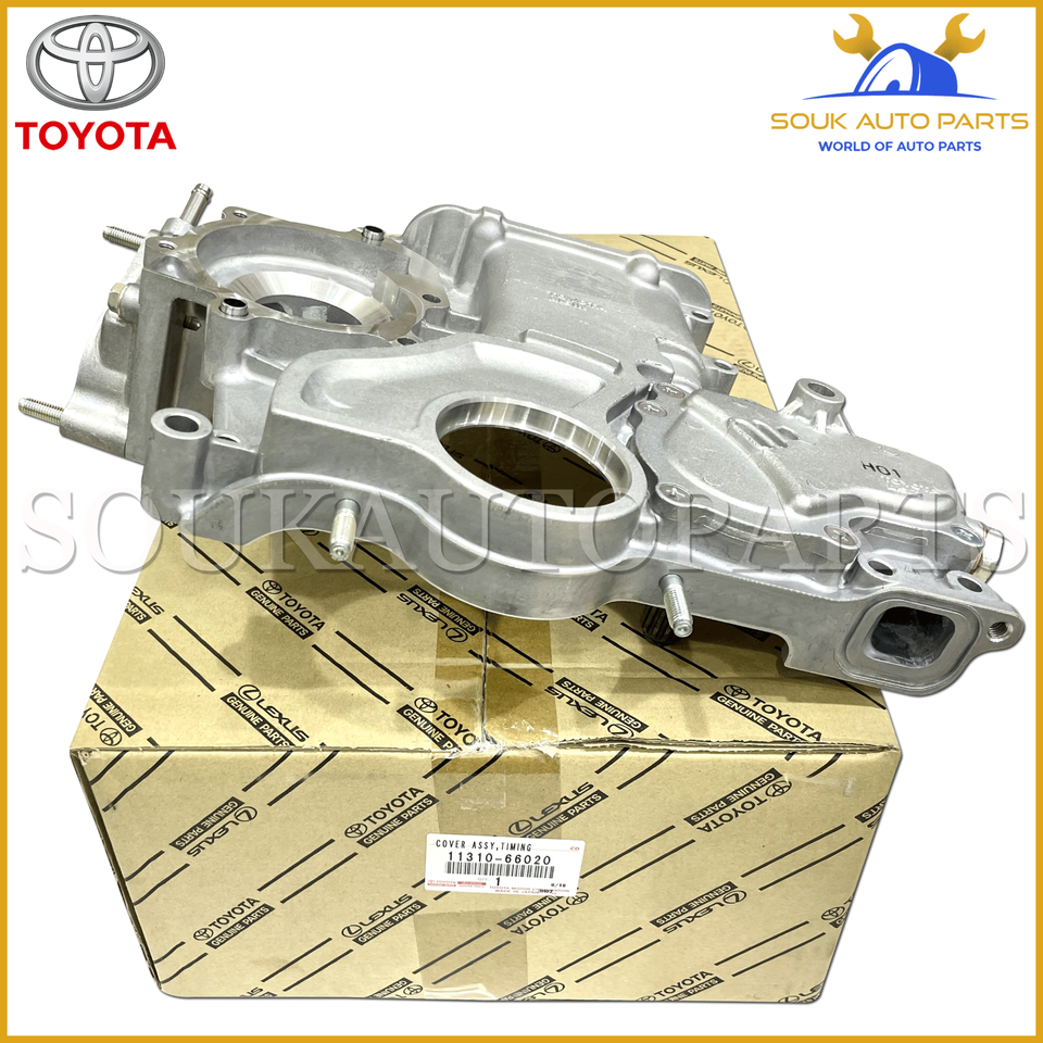 11310-66020 Genuine Toyota TIMING CHAIN COVER/OIL PUMP 1FZ-FE LAND ...