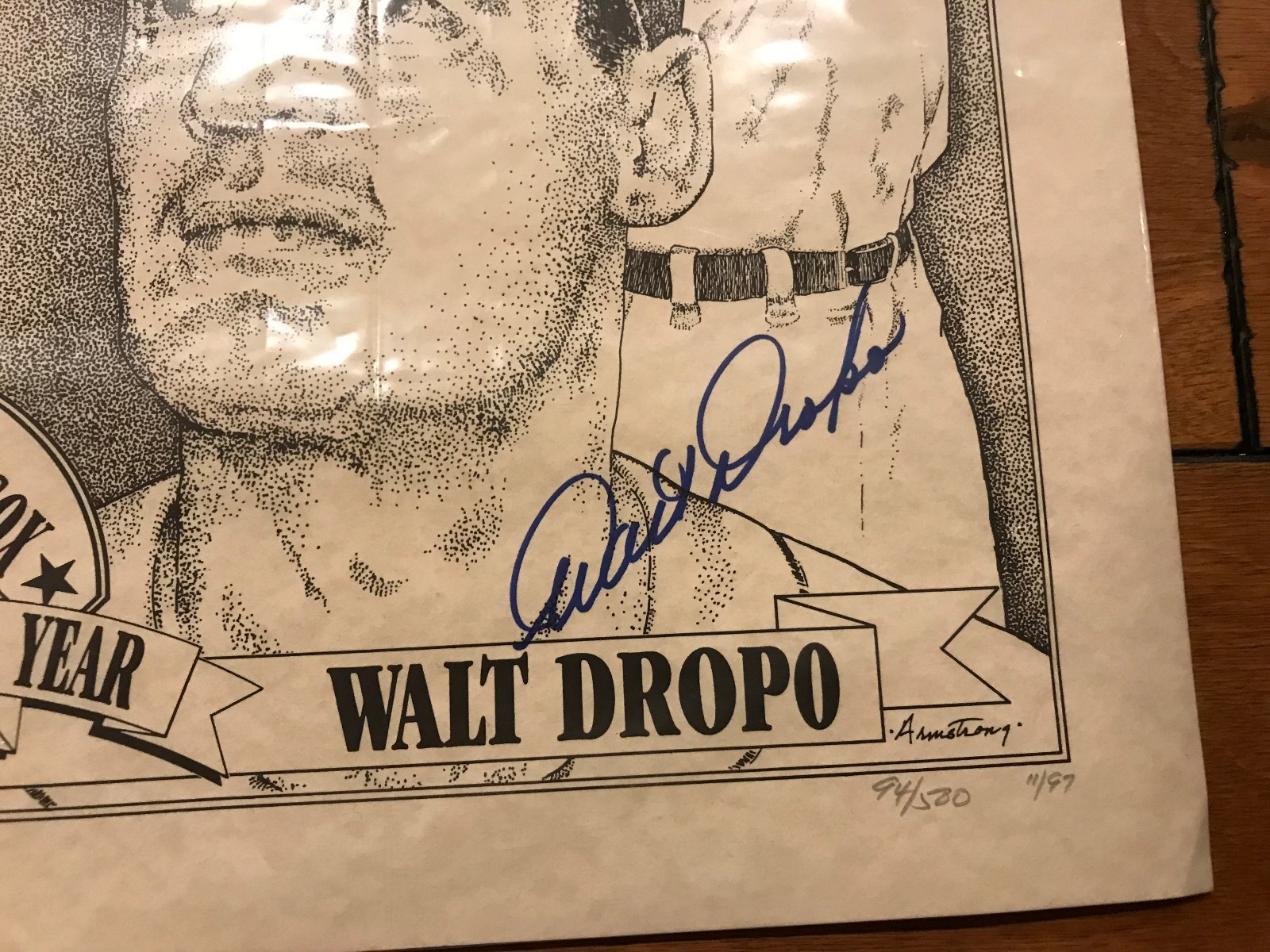 1950 Rookies of the Year lithograph Dual-signed Walt Dropo & Sam ...