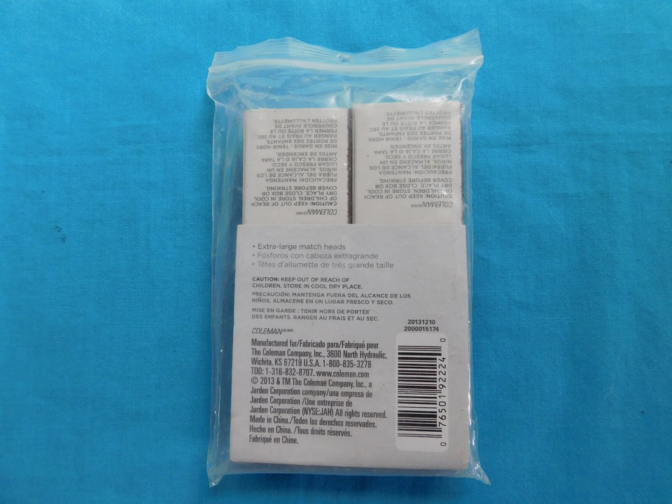 Coleman Waterproof Matches (4 Pack) 2000015174 | eBay
