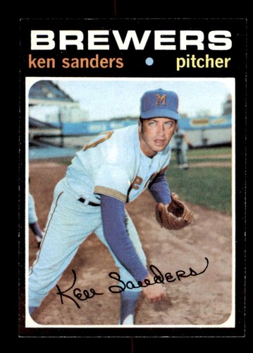 1971 Topps Baseball #116 Ken Sanders NM *d4 | eBay