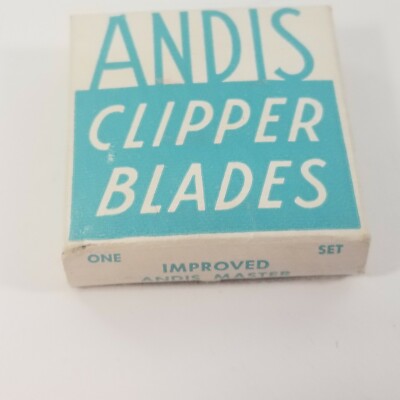 Vintage Andis Clipper Blades Box Only Improved Andis Master | eBay