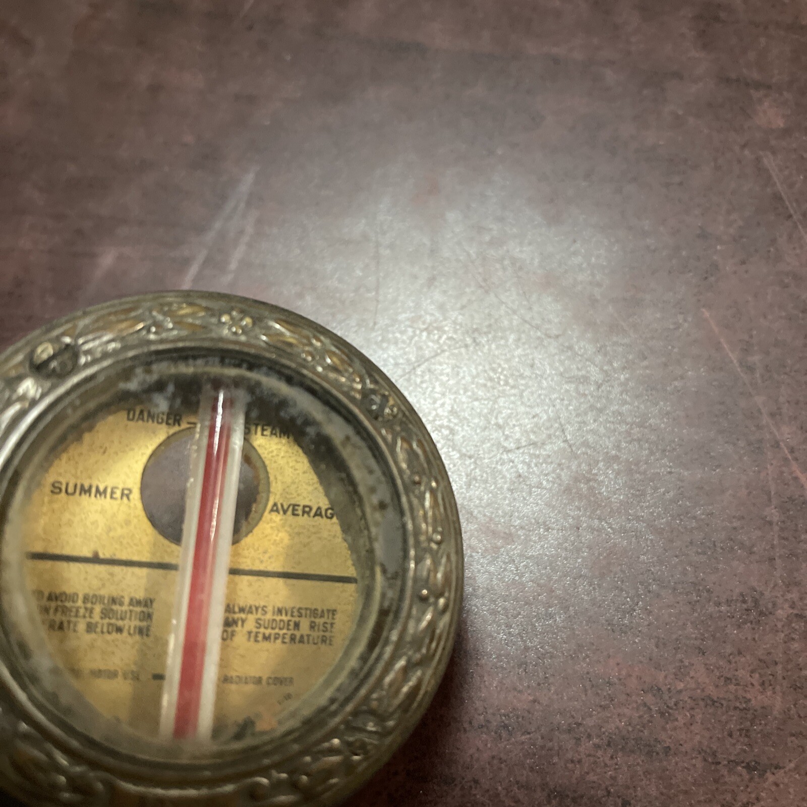 Antique Ford Boyce Motometer Flip Top Radiator Cap Automobile Car Hood ...