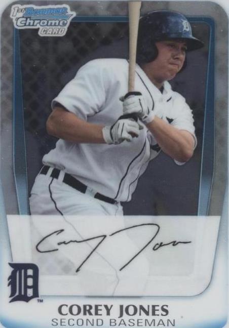 2011 Bowman - Chrome Prospects Corey Jones #BCP43 (RC) for sale online ...