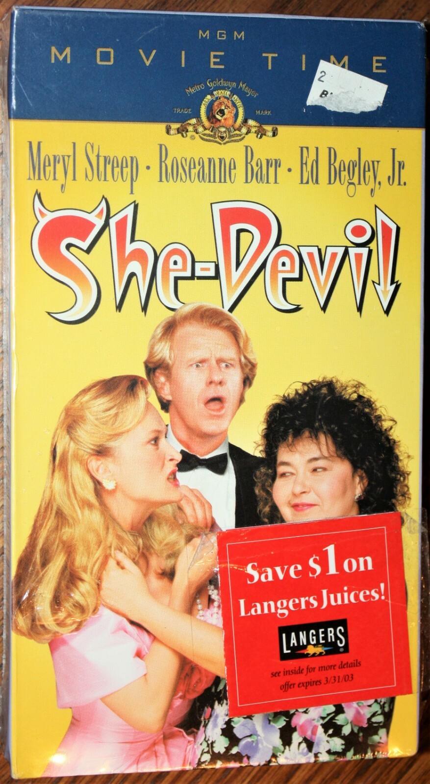 SHE-DEVIL (vhs) Meryl Streep, Roseanne Barr, Ed Begley, Jr. NEW. Rare. Comedy NR 27616808233| eBay