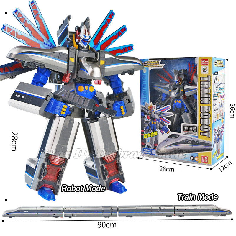 LDCX Super Train Robot China High Speed Railway 4 in 1 Trainsform ...