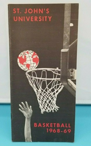 ST. JOHN'S REDMEN RED STORM - COLLEGE BASKETBALL MEDIA GUIDE - 1968 ...